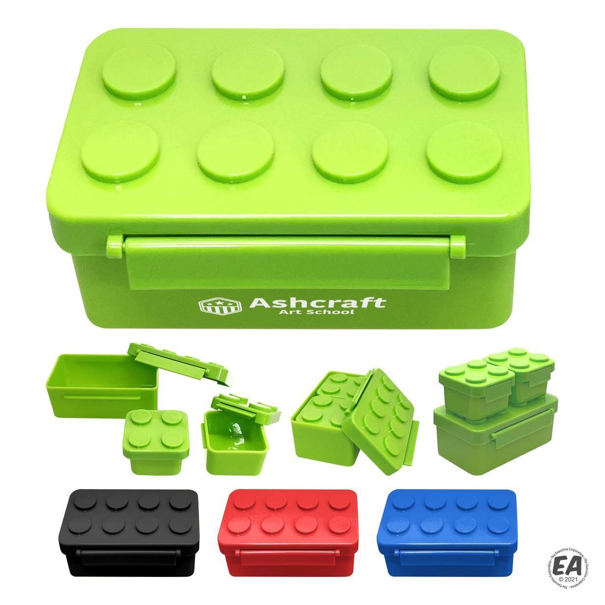 Customized Building Blocks Stackable Lunch Containers | Promotional ...