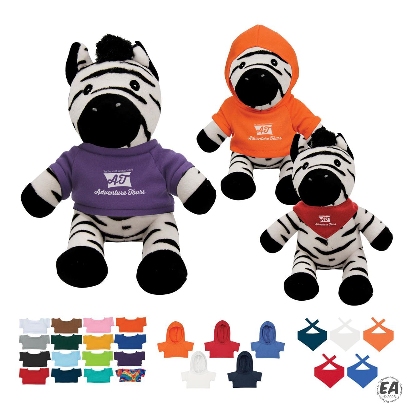 Customized 6 Zander Zebra Stufffed Animal | Custom Stuffed Animals ...