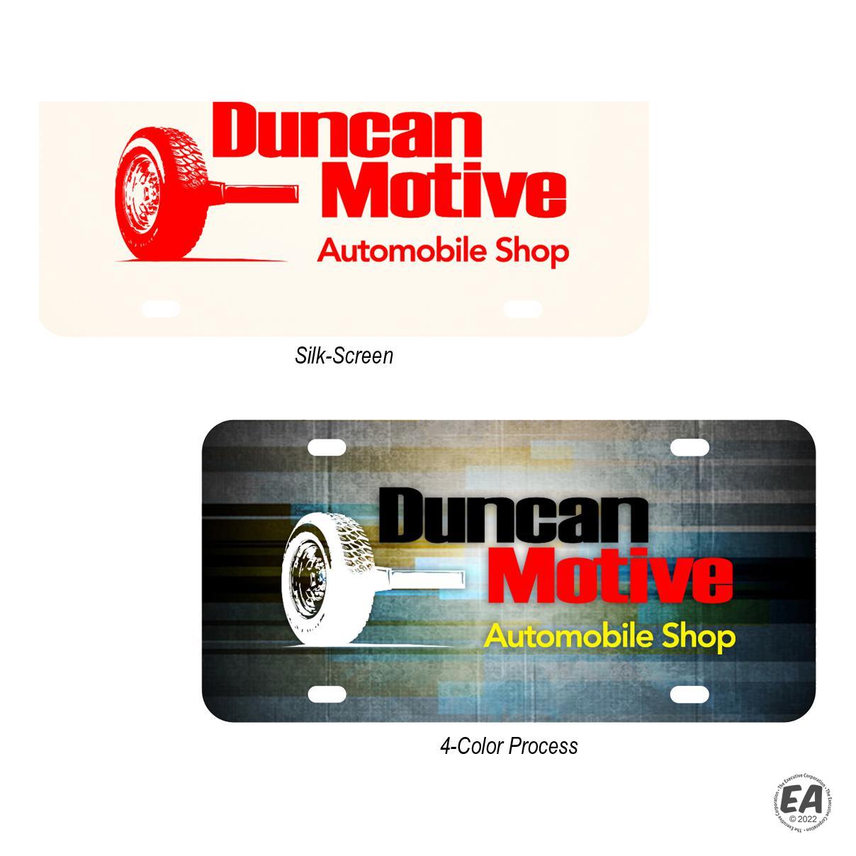 Customized Custom License Plate 0.055 Thick Plastic | Branded License ...