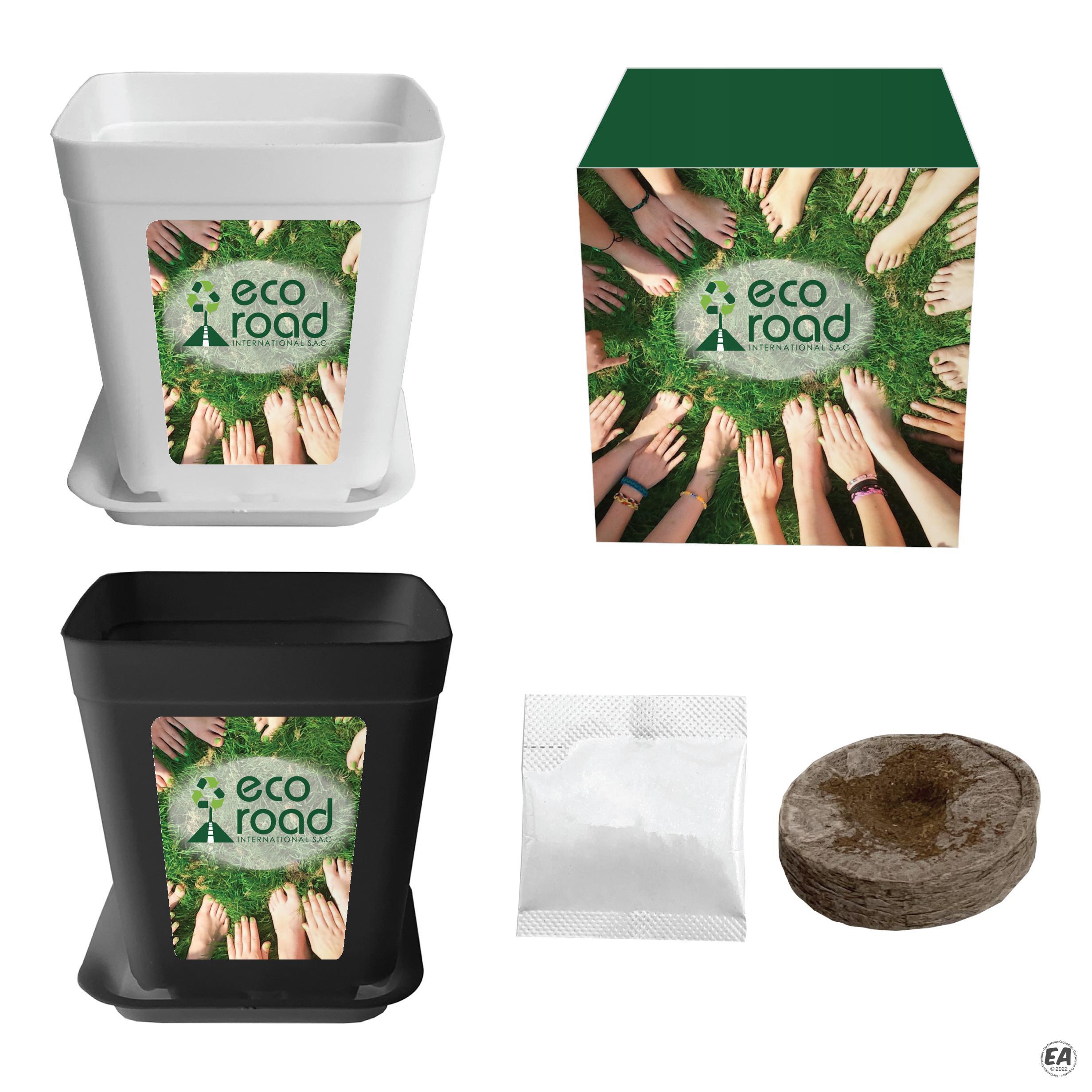 Promotional Sow Easy Planter Kit with Custom Box | Customized Garden ...