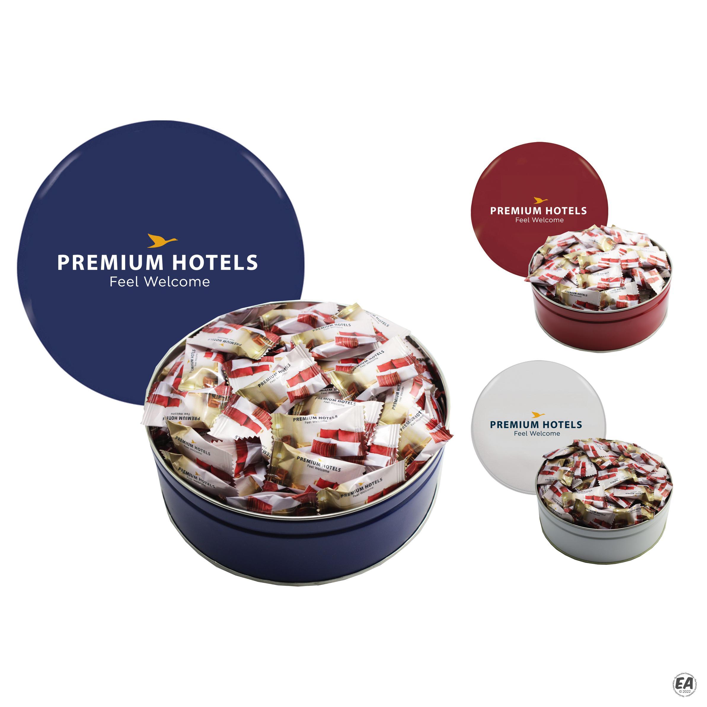 Customized The Royal Tin with Individually Wrapped Mints | Promotional ...