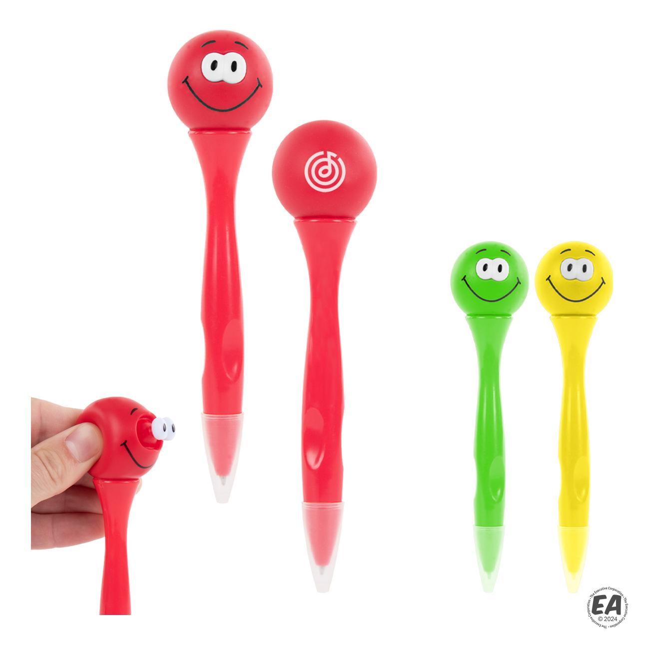 Branded Eye Poppers Stress Reliever Pen | Customized Novelty Pens ...