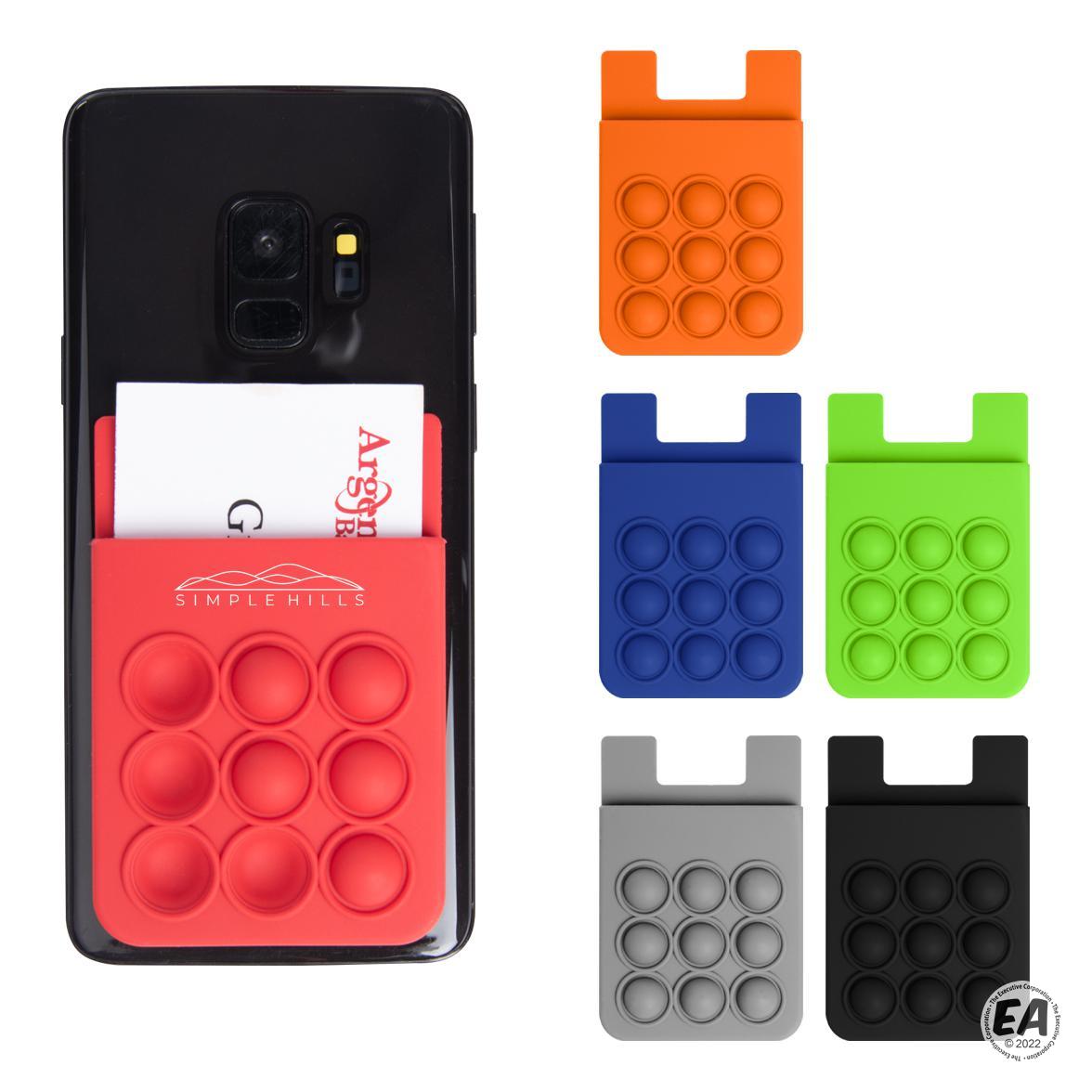 Customized Push Pop Phone Wallet | Promotional Phone Wallets | Branded ...