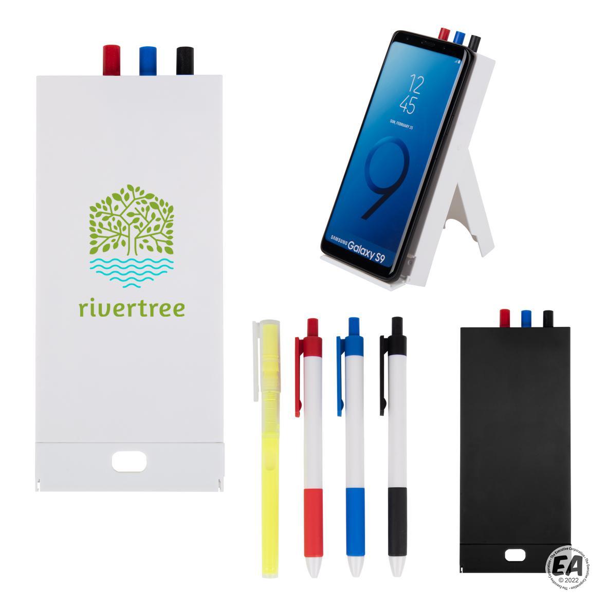 Customized Desktop Organizer Phone Stand | Branded Cell Phone Desk ...