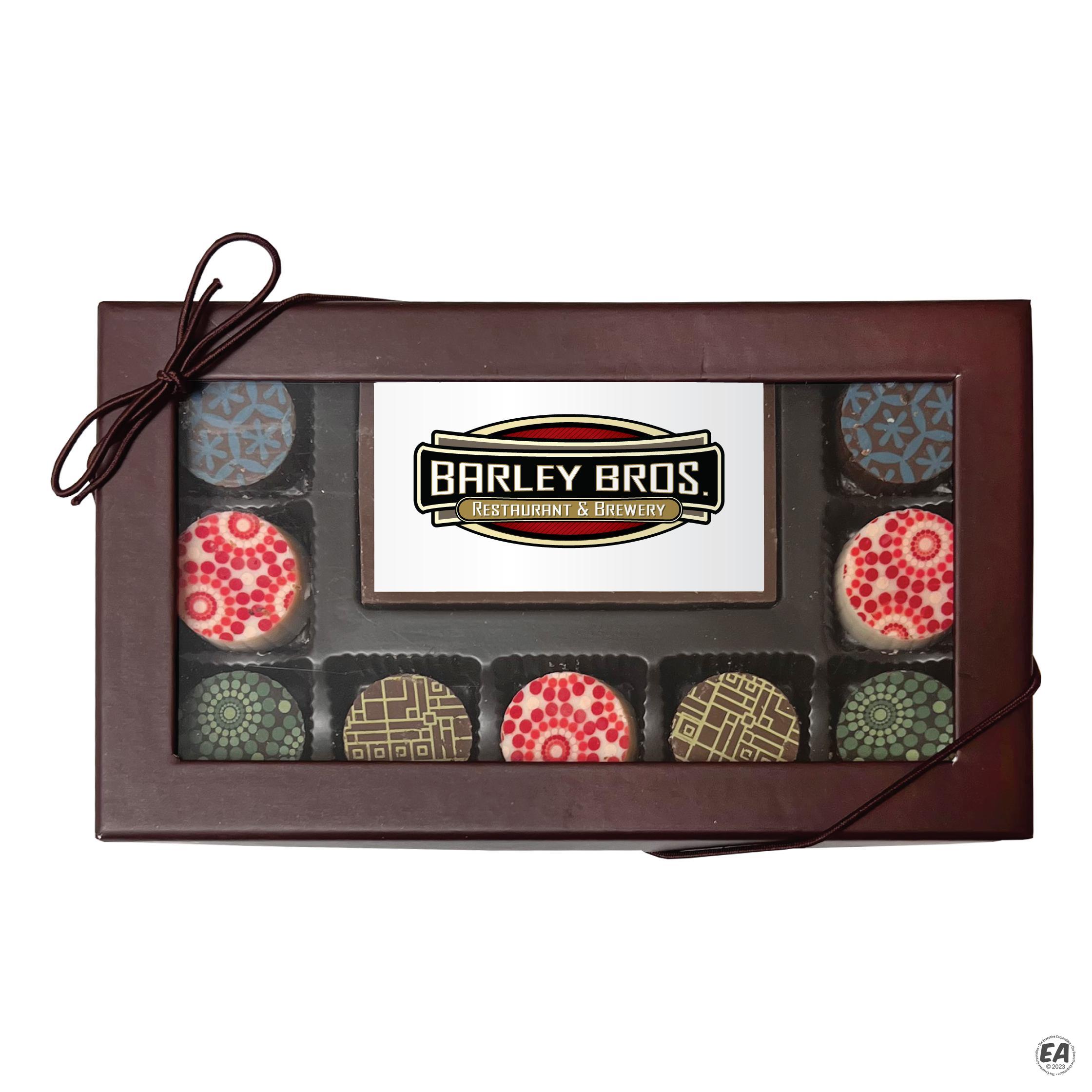 Promotional Custom Printed Chocolate Bar with 9 Truffles | Custom ...