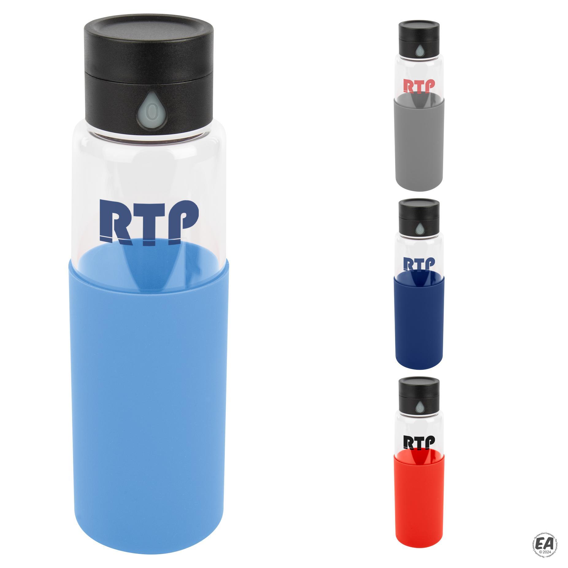 Customized 20 oz. Hydro Glass Bottle | Promotional Glass Bottles ...