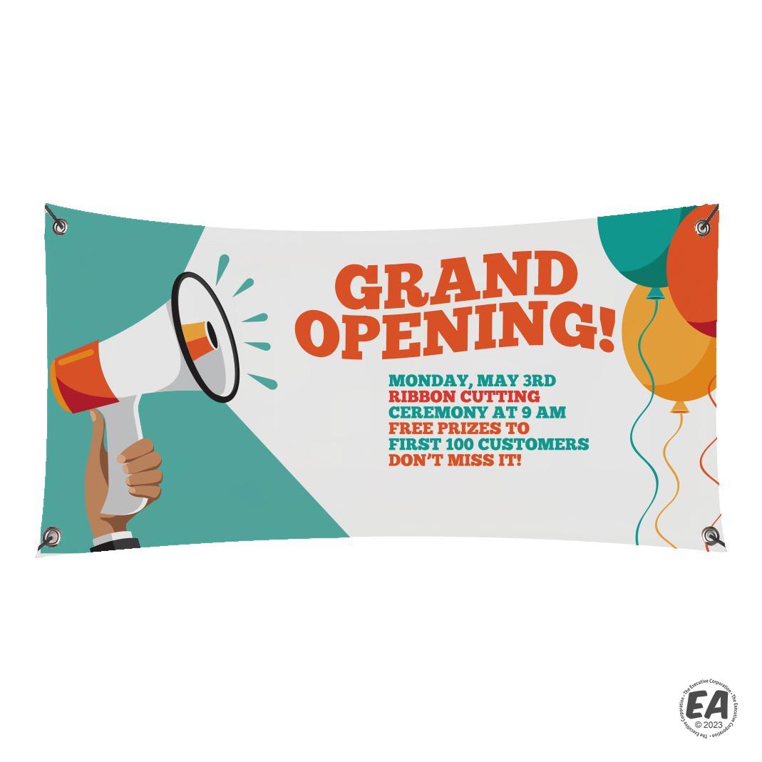 Customized Vinyl Banner 3FT x 6FT | Promotional Wall Banners | Branded ...