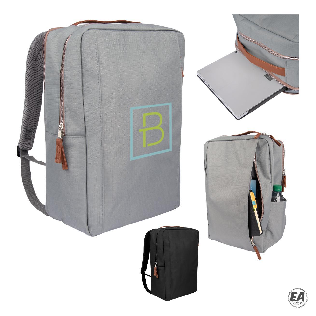 Branded Corporate Structured Laptop Backpack | Custom Laptop Backpacks ...