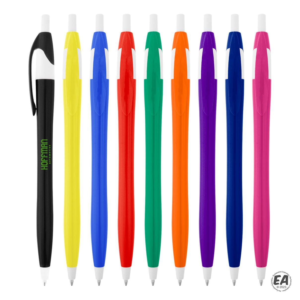 Customized Nyx Dart Pen (Water Based Coated) | Branded Plastic Click ...