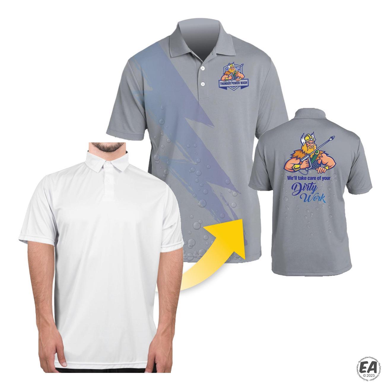 Customized Fully Sublimated Adult Polo UPF 30+ | Custom Performance ...