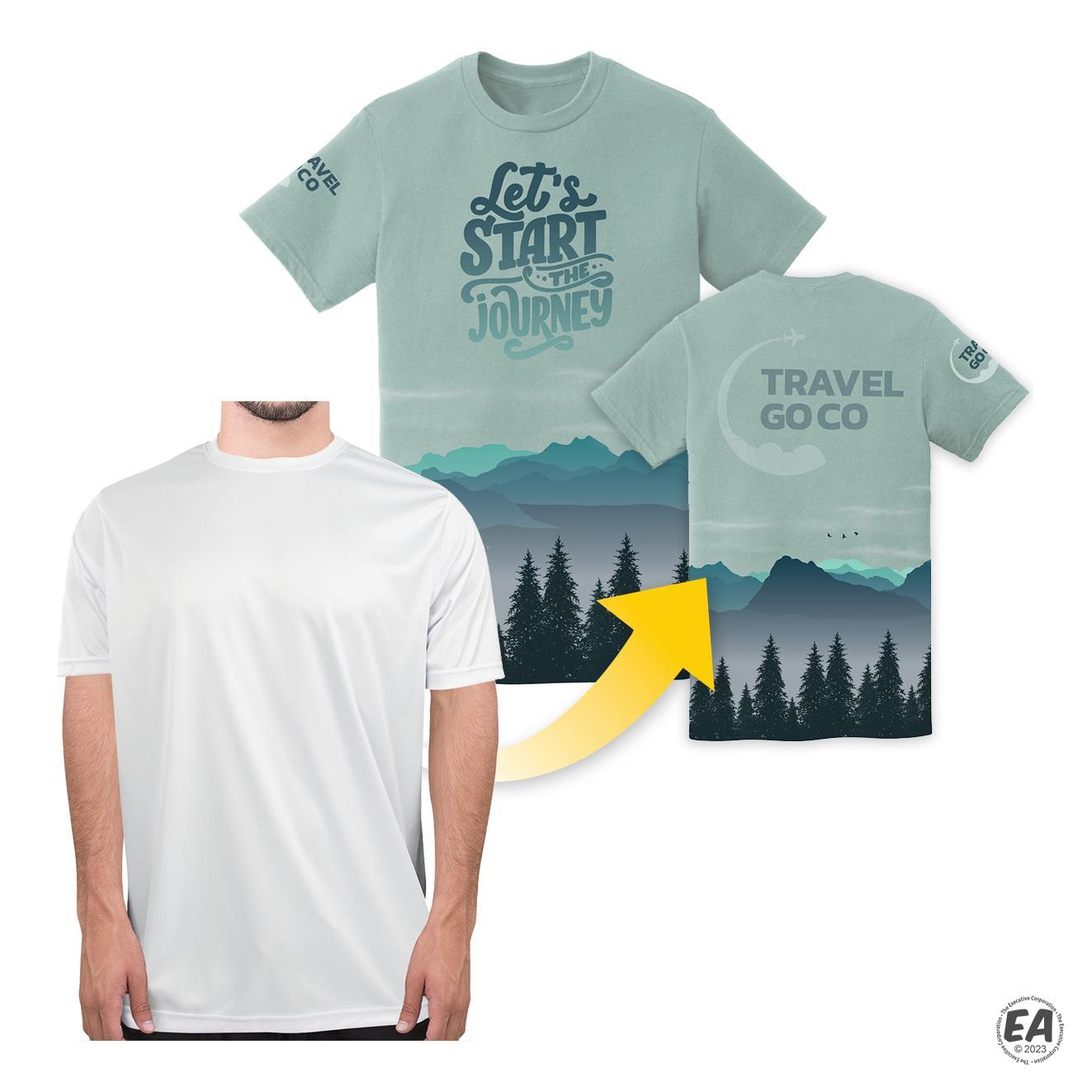 Customized Fully Sublimated Tee Shirt UPF 30+ | Custom T-Shirts ...