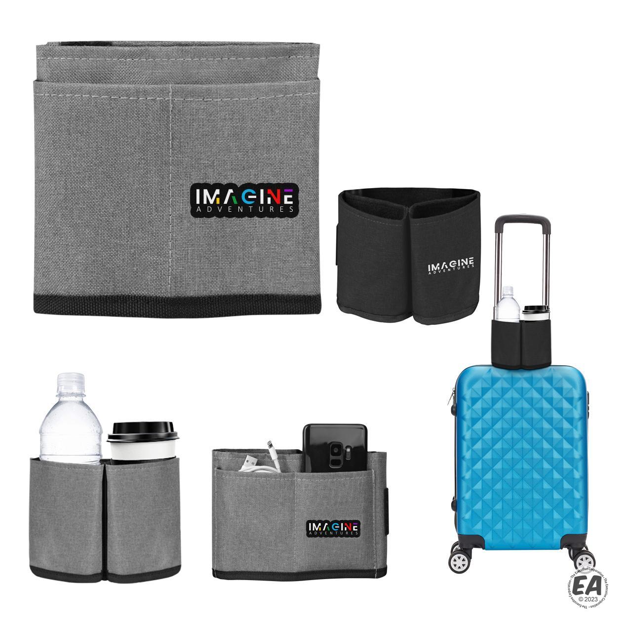 Promotional Travel Luggage Beverage Caddy | Customized Travel ...