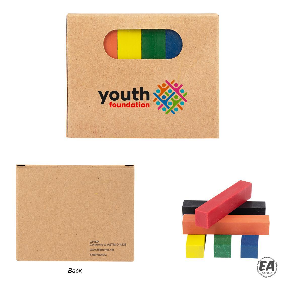 Promotional 6-Piece Rectangular Crayon Set | Customized Crayons ...