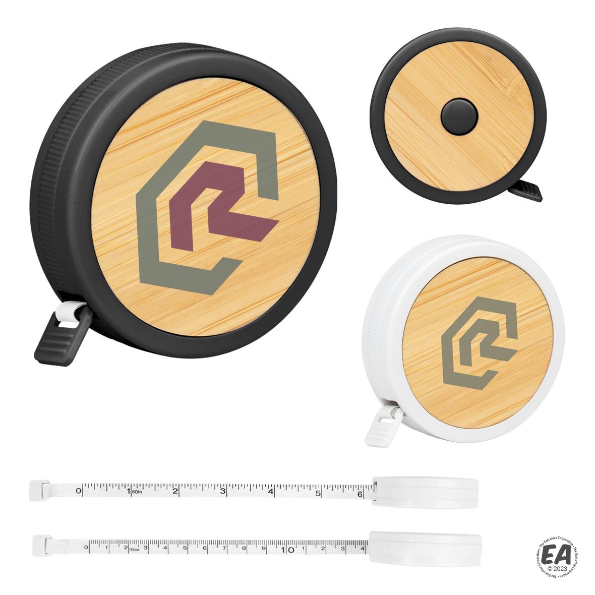 Custom 5FT Bamboo Tape Measure | Promotional Tape Measures | Customized ...