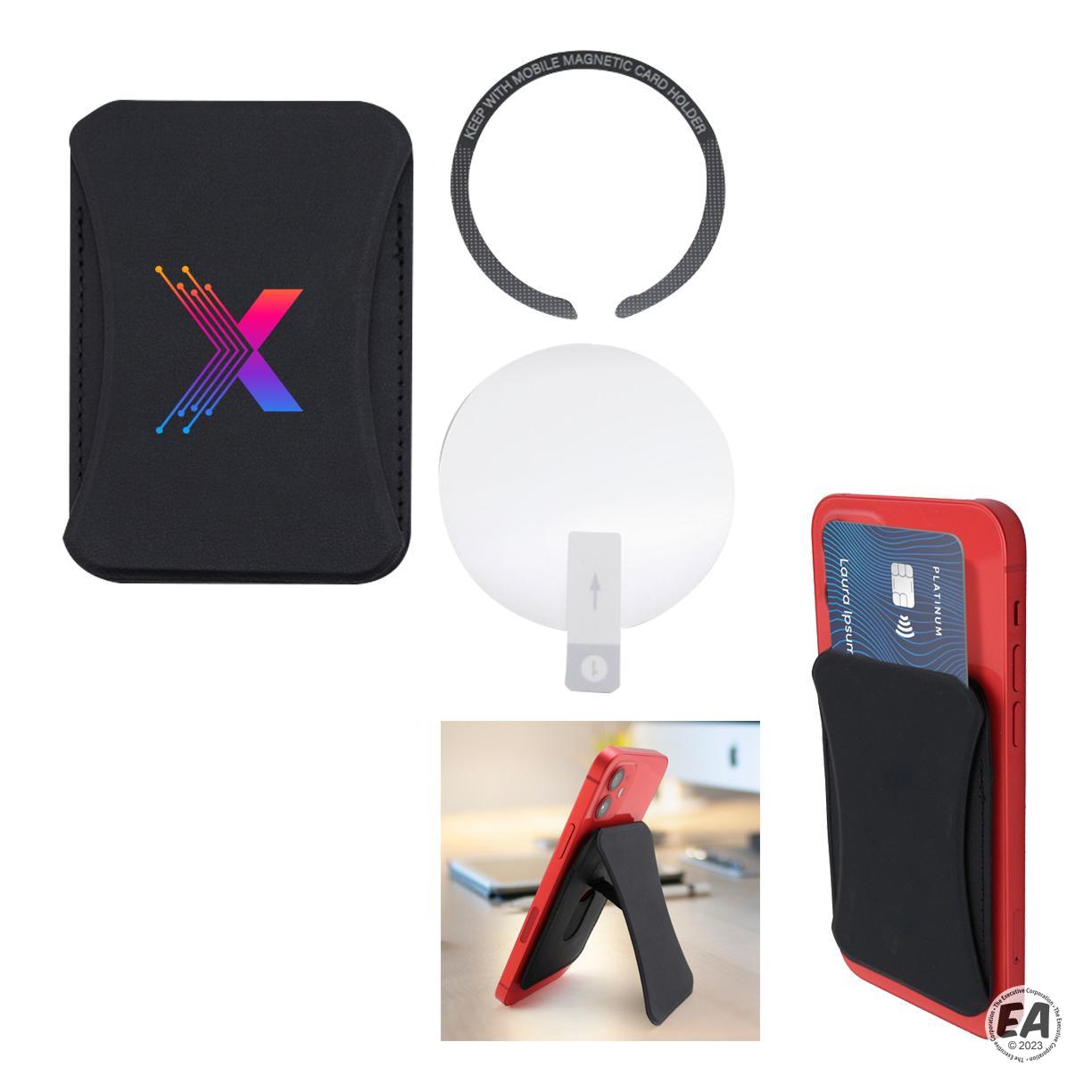 Promotional Magnetic Phone Wallet and Stand | Customized Cell Phone ...