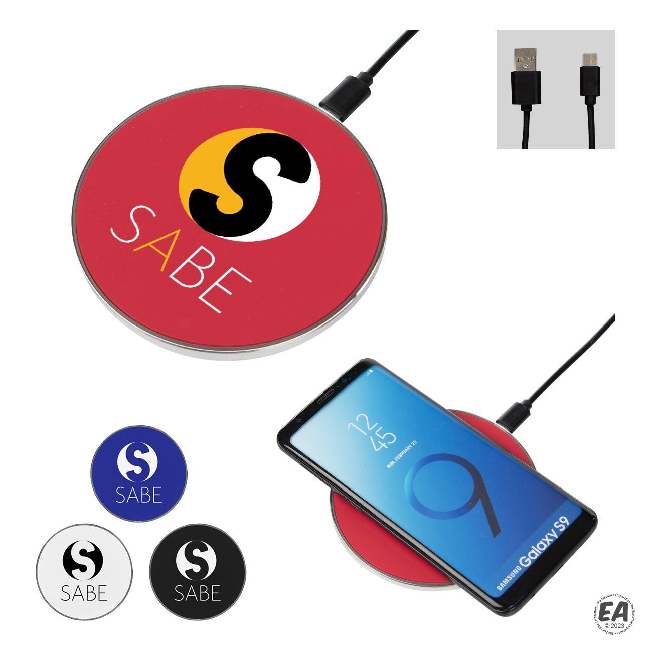 Promotional Recycled Aluminum Wireless Charger 15W | Branded Wireless ...