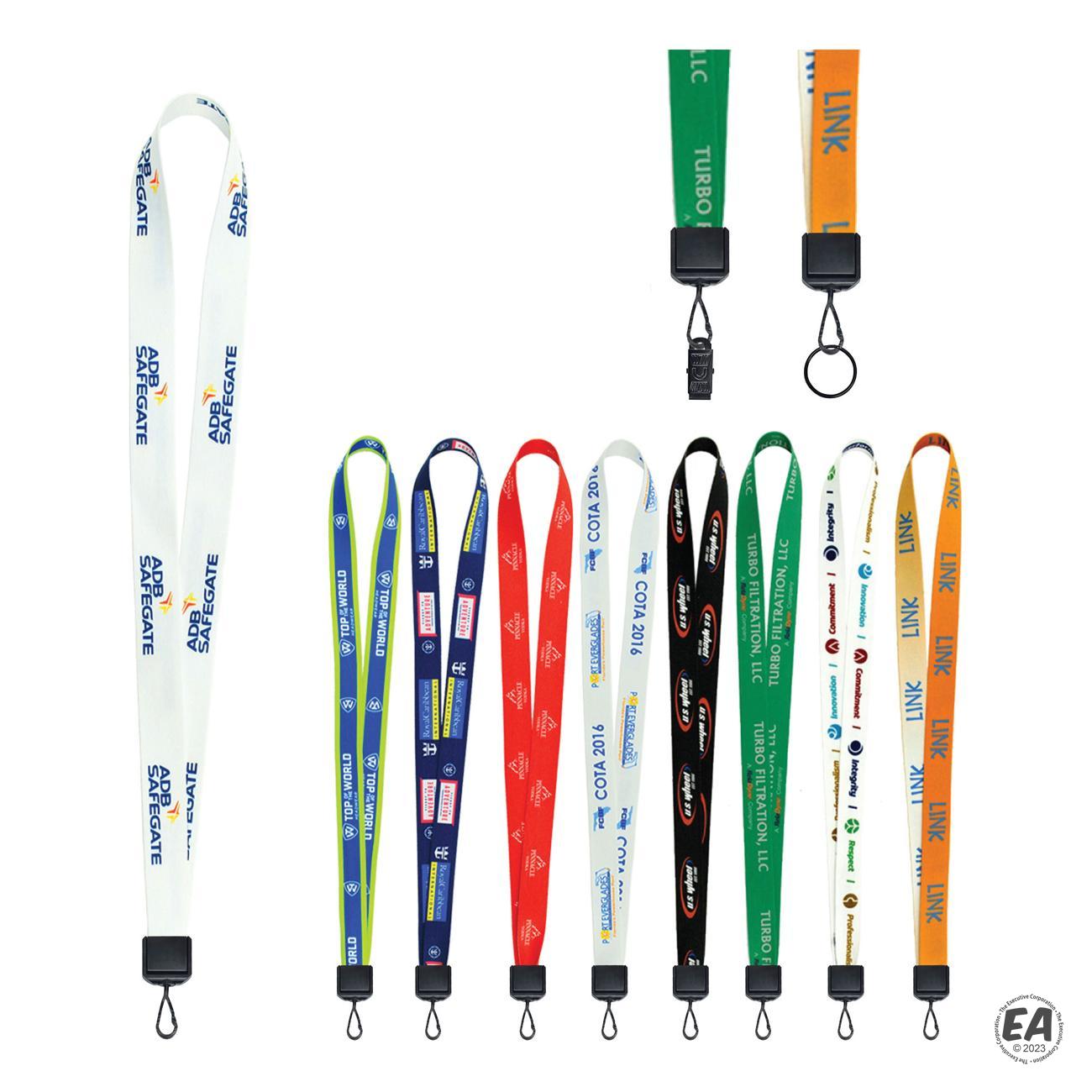 Customized Smooth Dye-Sublimation Lanyard with J-Hook | Promotional ...