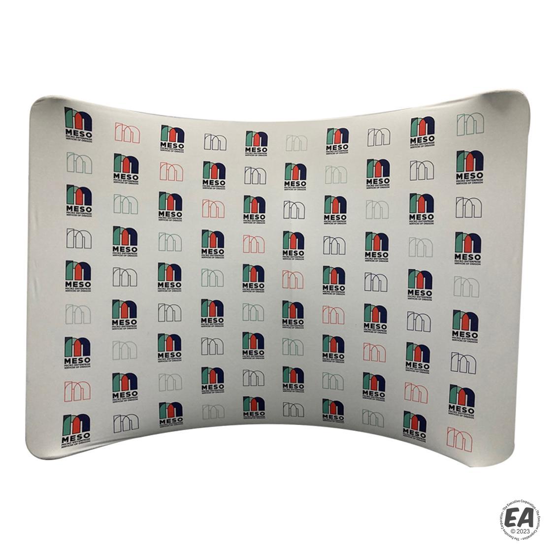 Branded 10FT Curved Tension Fabric Display Banner | Promotional ...