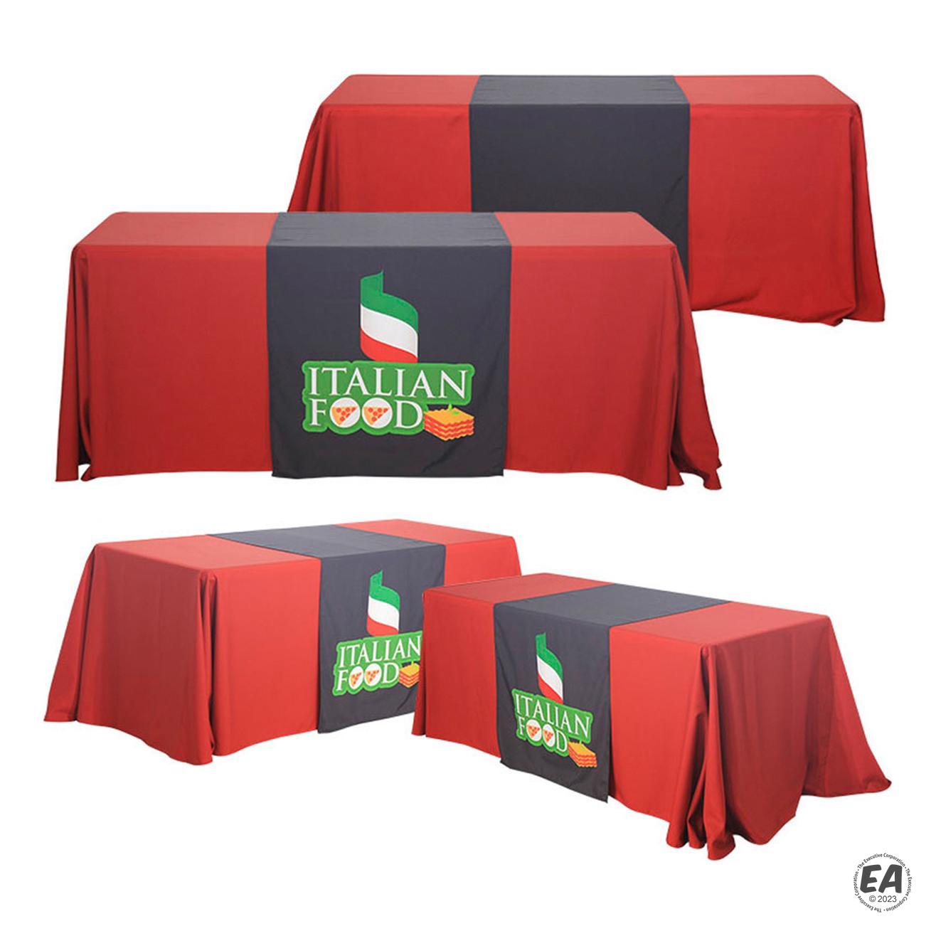 Promotional Table Runner for 8 FT Table | Branded Table Runners ...