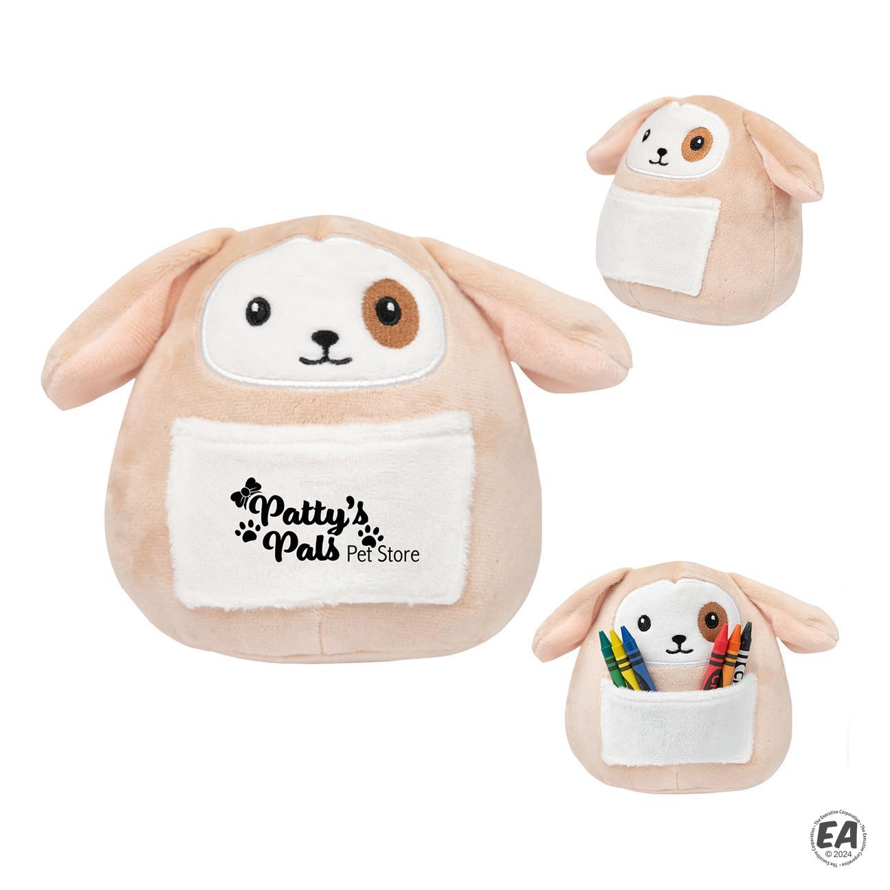 Customized 6 Plush Squishy Dog Stuffed Animal | Branded Stuffed Animals ...