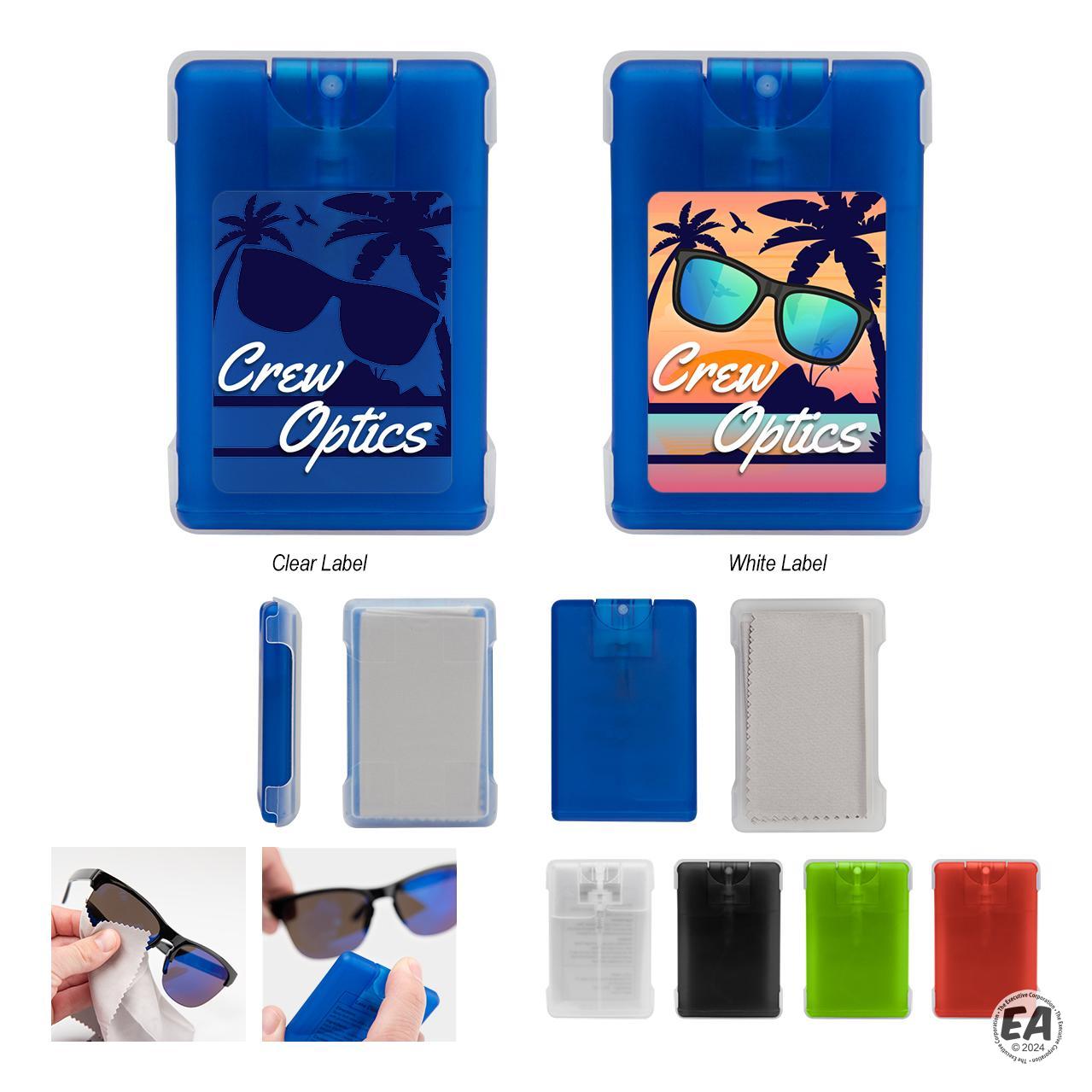 Customized Screen Cleaner Spray with Microfiber Cloth | Promotional ...