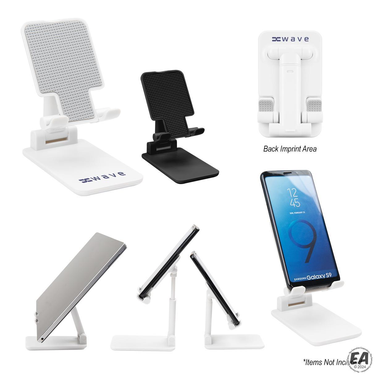 Custom Recycled ABS Phone & Tablet Stand | Promotional Cell Phone Desk ...