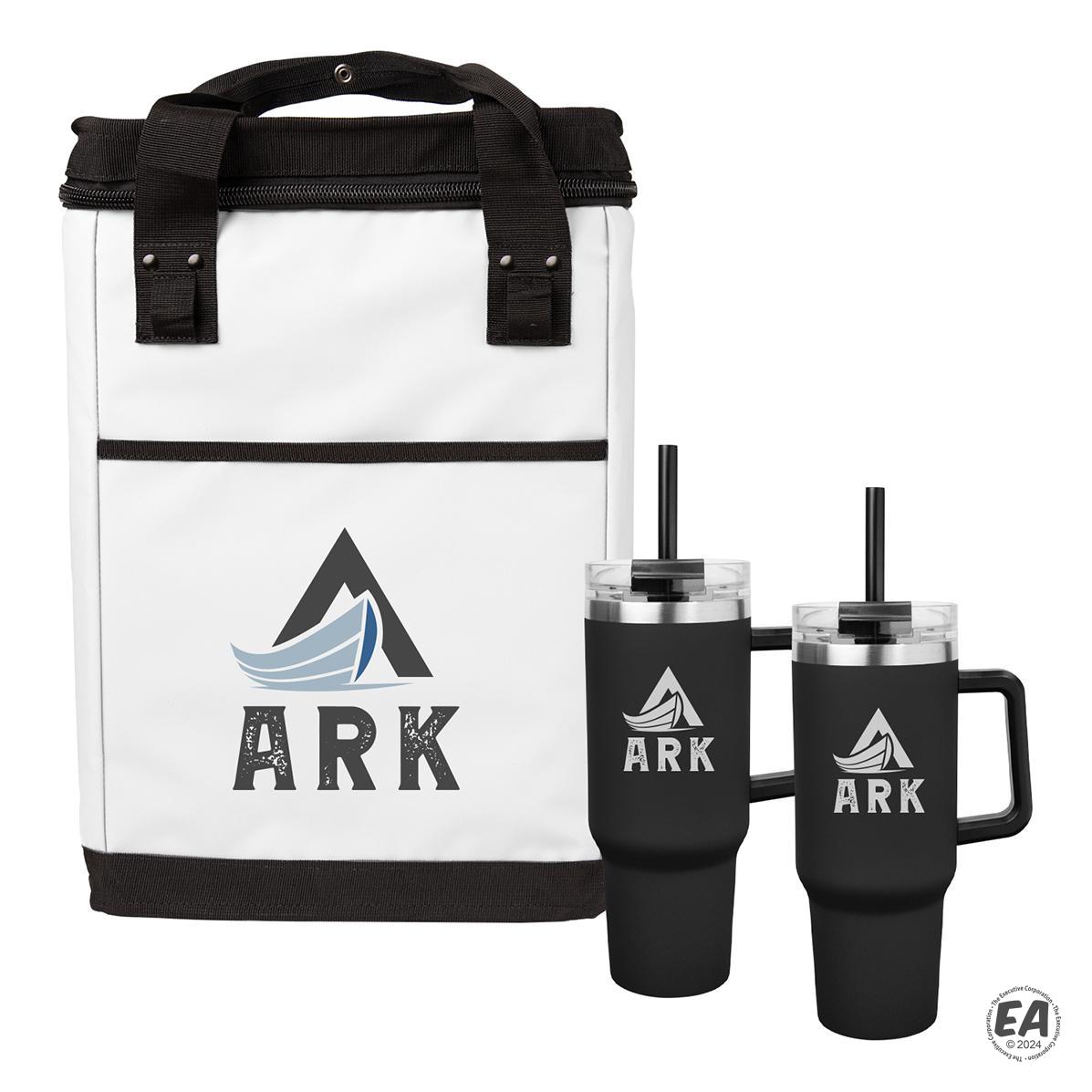 Customized Intrepid Wander Kit - 24 Can Cooler Bag Set with 2 40oz ...