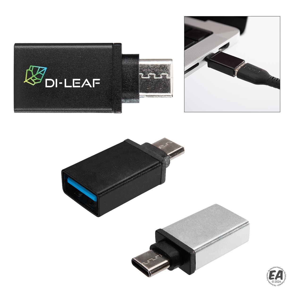 Promotional USB-A To Type-C Adapter | Custom Adapters | Branded USB-A ...