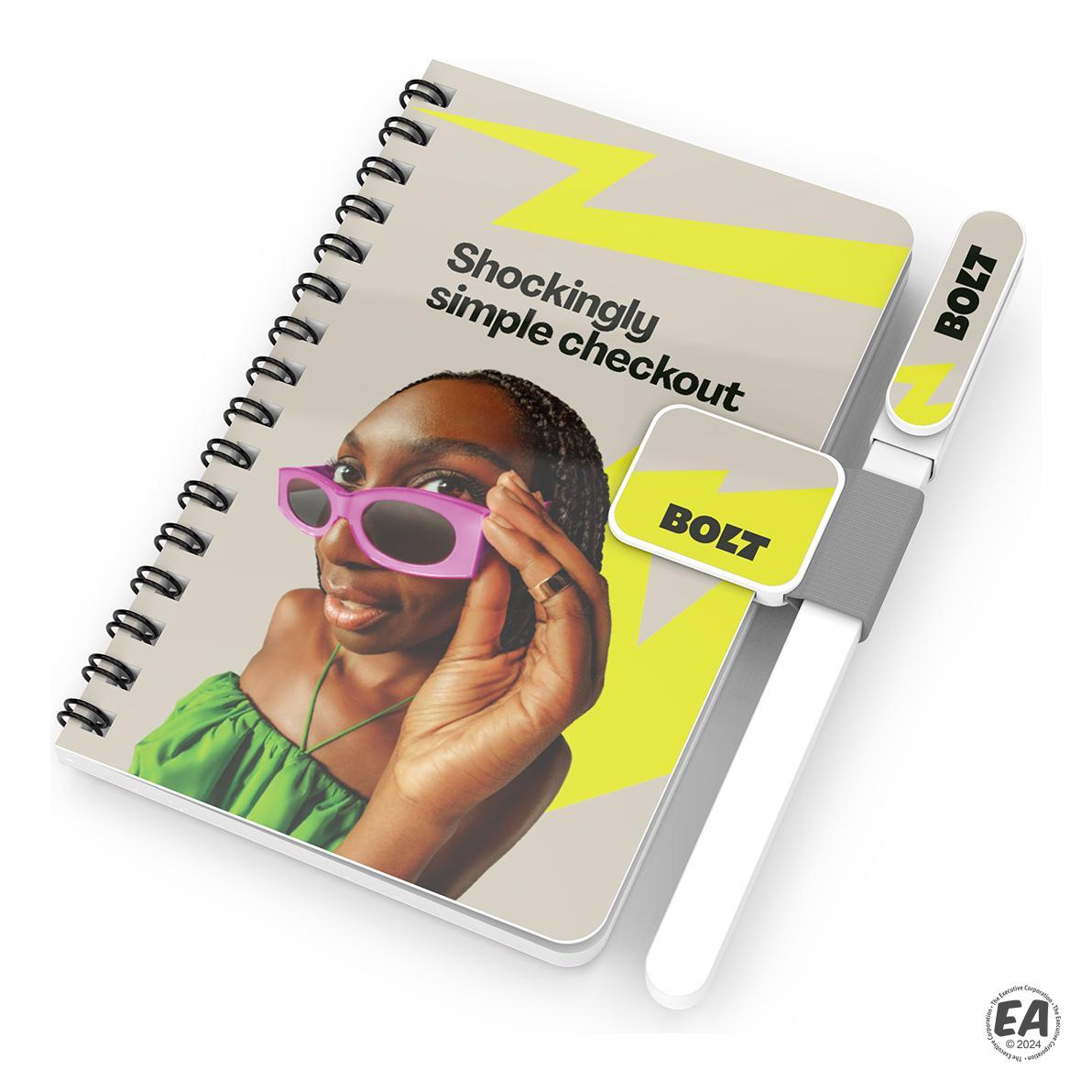 Promotional Powerstick Notes Small Notebook Kit | Branded Notebook Pen ...