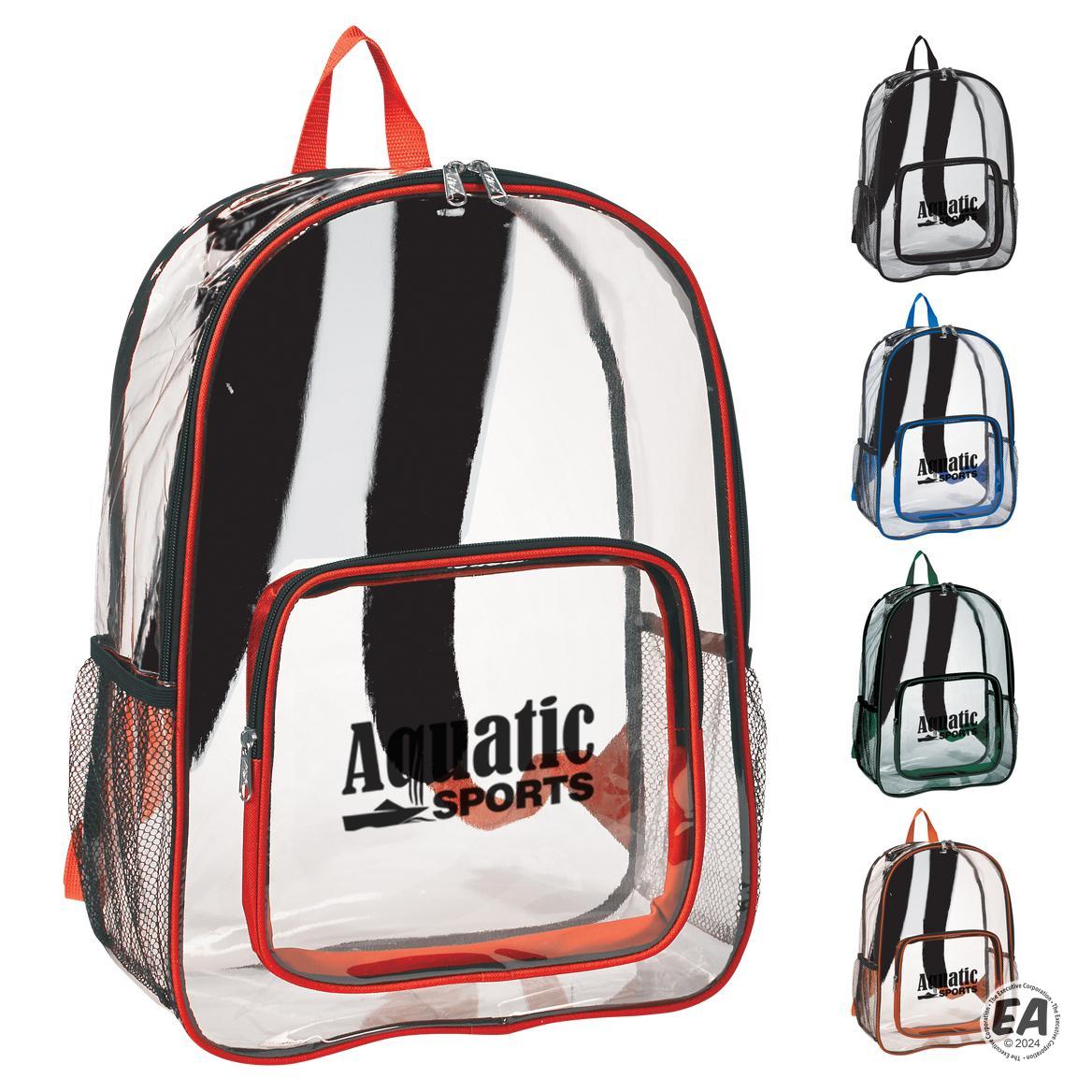 Promotional Clear EVA Backpack 13x18x6 | Customized Clear Backpacks ...