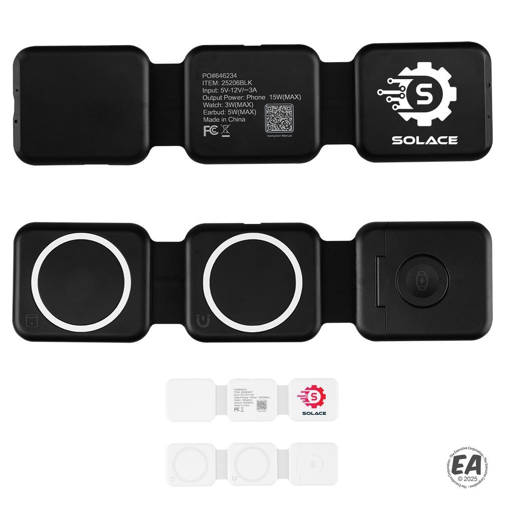 Custom Tri-Fold Wireless Multi-Charger | Customized Wireless Phone ...