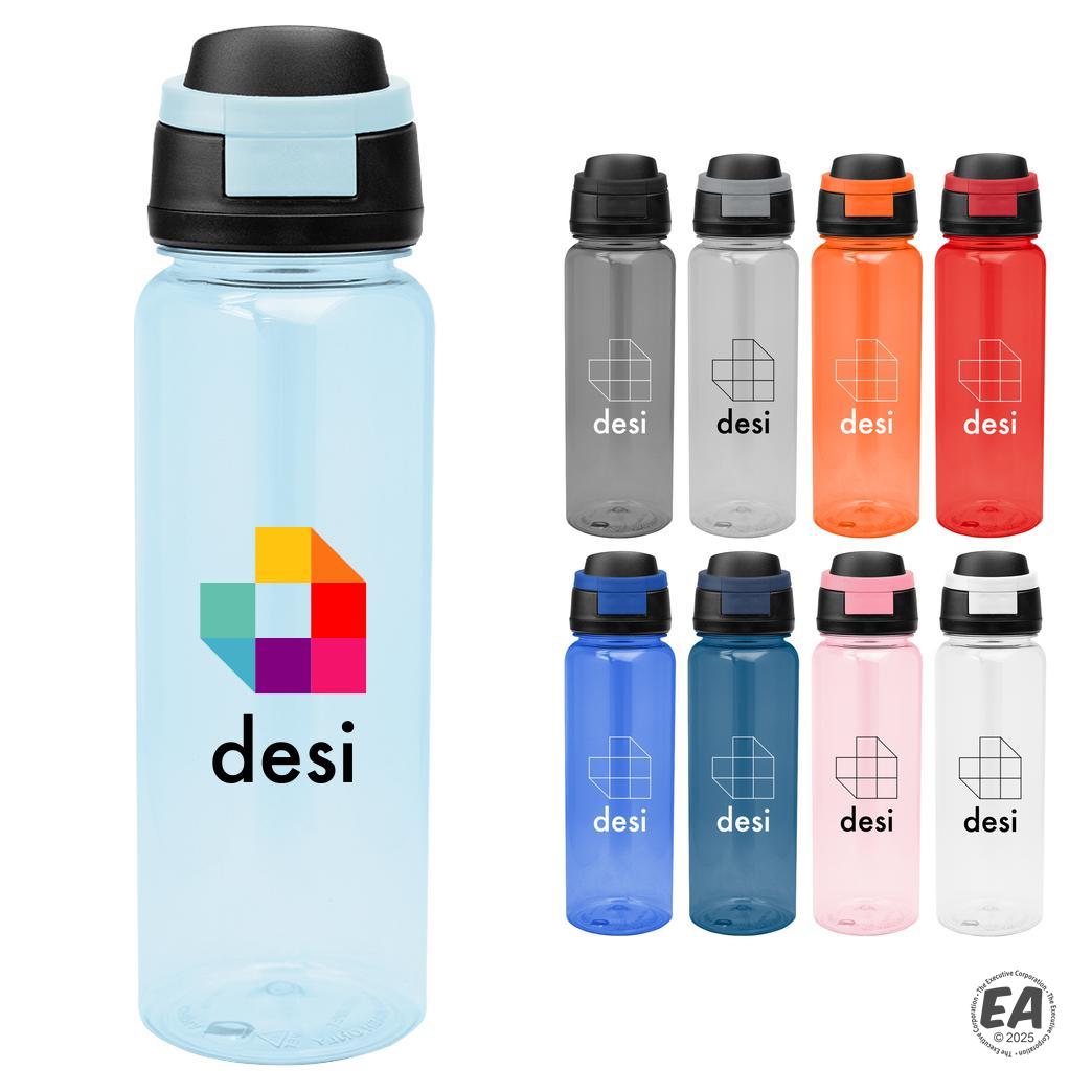 Customized 32 oz. Pop Sip RPET Bottle | Promotional Water Bottles ...