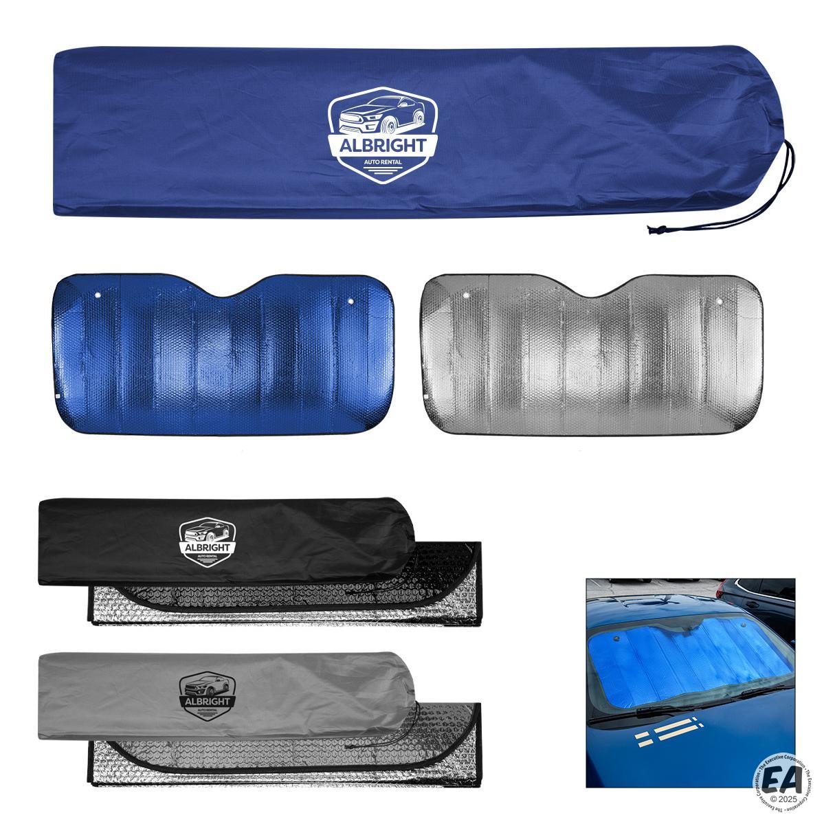 Promotional Accordion Auto Sun Shade | Branded Travel Accessories ...