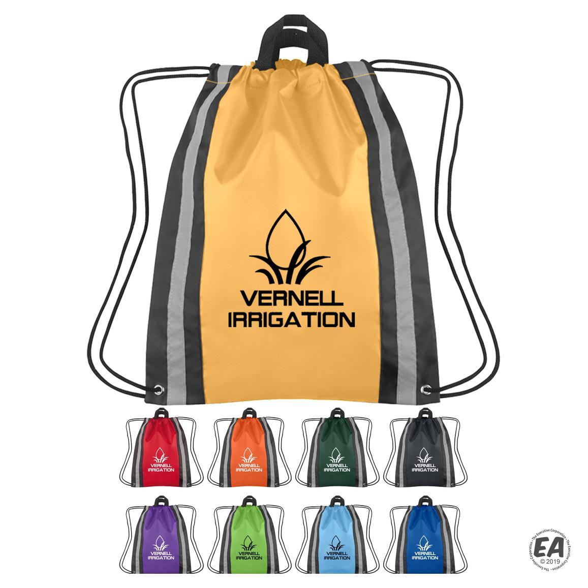 Customized Small Reflective Hit Sports Drawstring Backpack ...