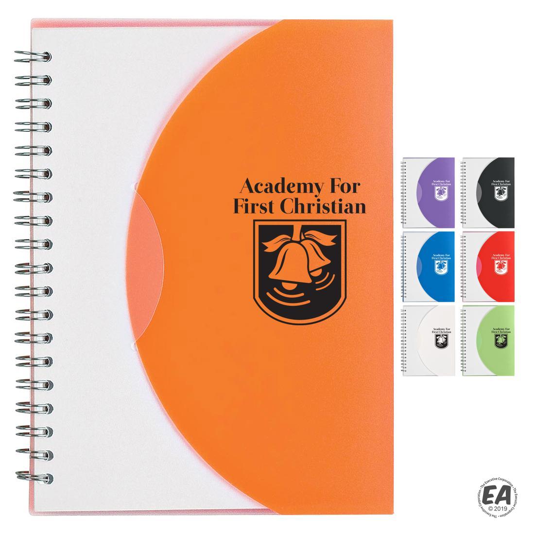 Customized 5x7 Spiral Notebook | Promotional Notebooks | Branded 5x7 ...