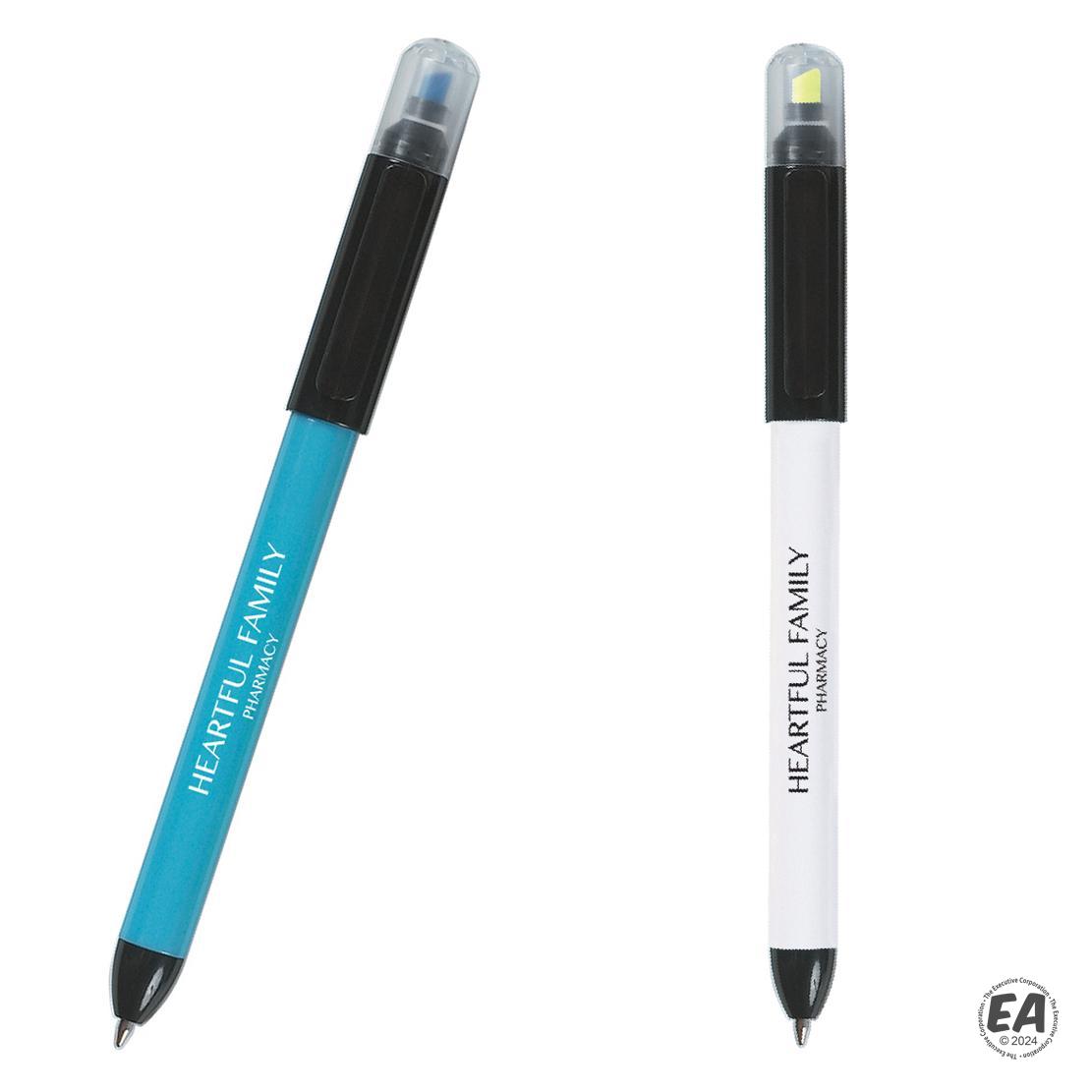 Customized Twin-Write Pen Highlighter | Custom Highlighters ...
