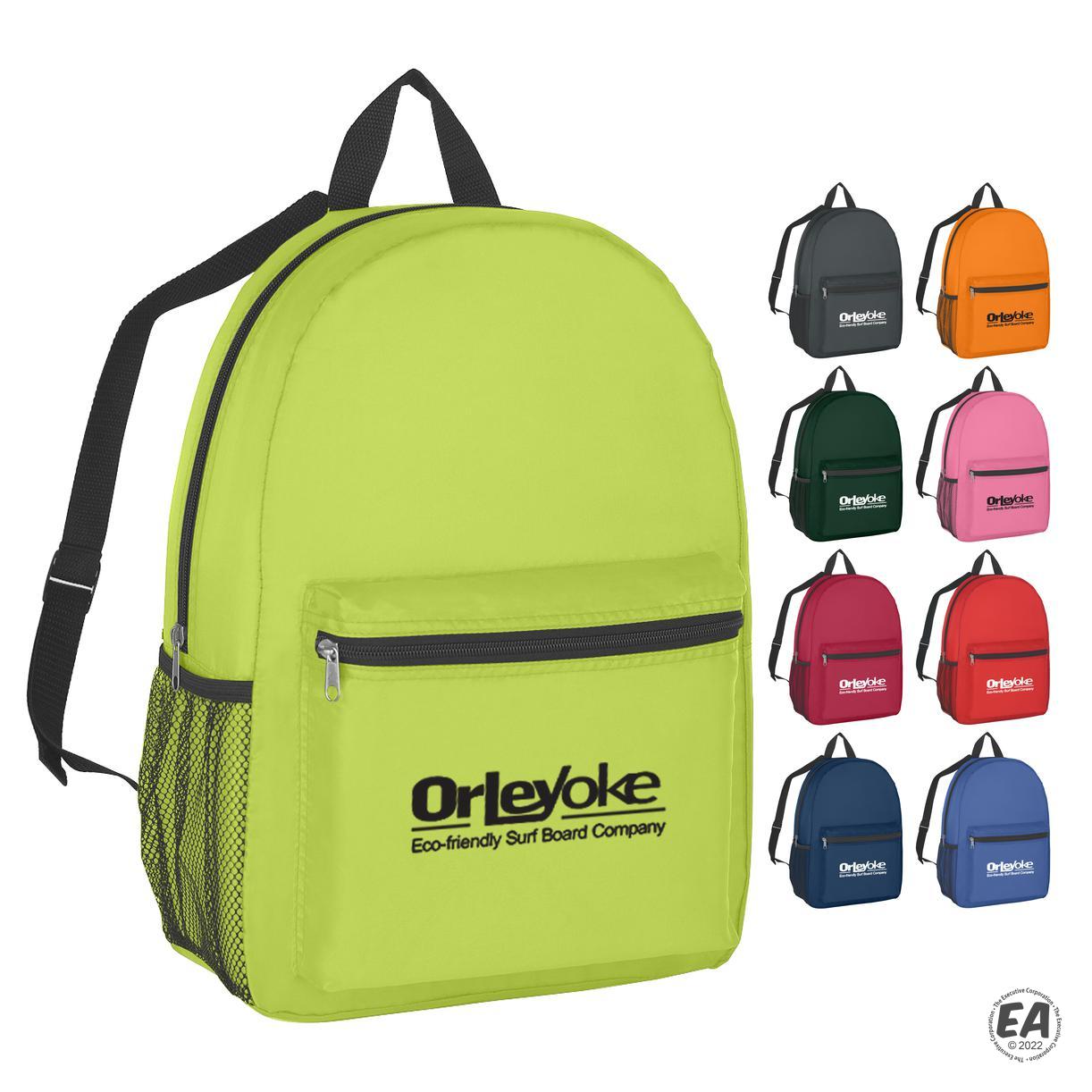 Promotional Budget School Backpack 12x16x5 | Customized Backpacks ...