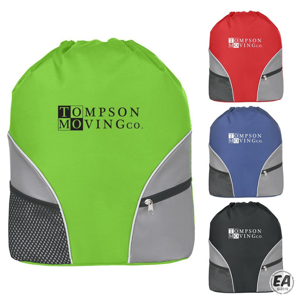 Customized Fun Style Drawstring Backpack 16x18x3 | Promotional ...