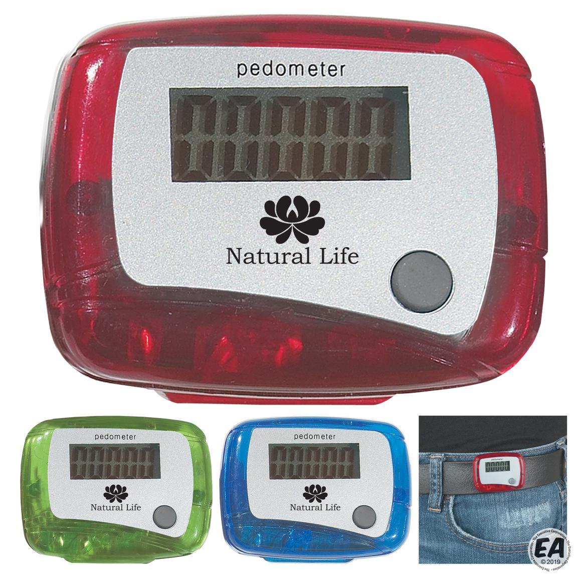 Promotional Pedometer Step Counter | Branded Pedometers | Customized ...