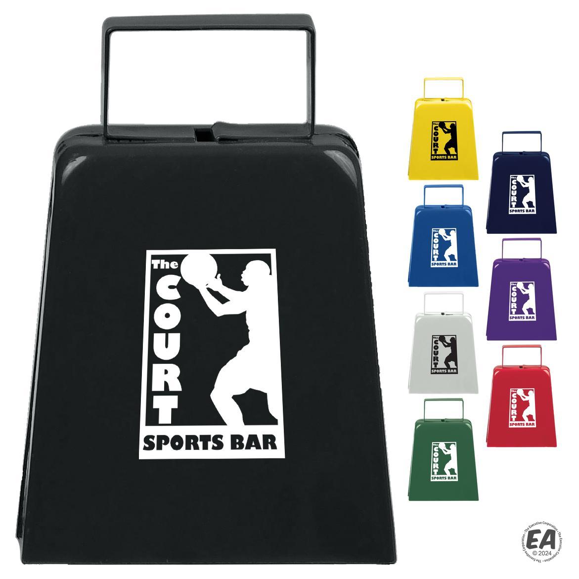 Customized Large Cow Bell | Promotional Noise Makers | Branded Large ...