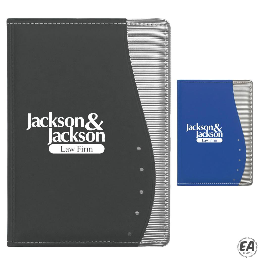 Customized Wave 5x7 Portfolio | Promotional Junior Padfolios | Branded ...