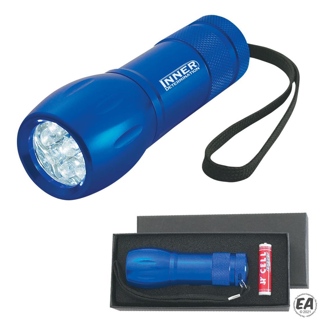 Customized Aluminum LED Round-About Torch Flashlight | Custom LED ...