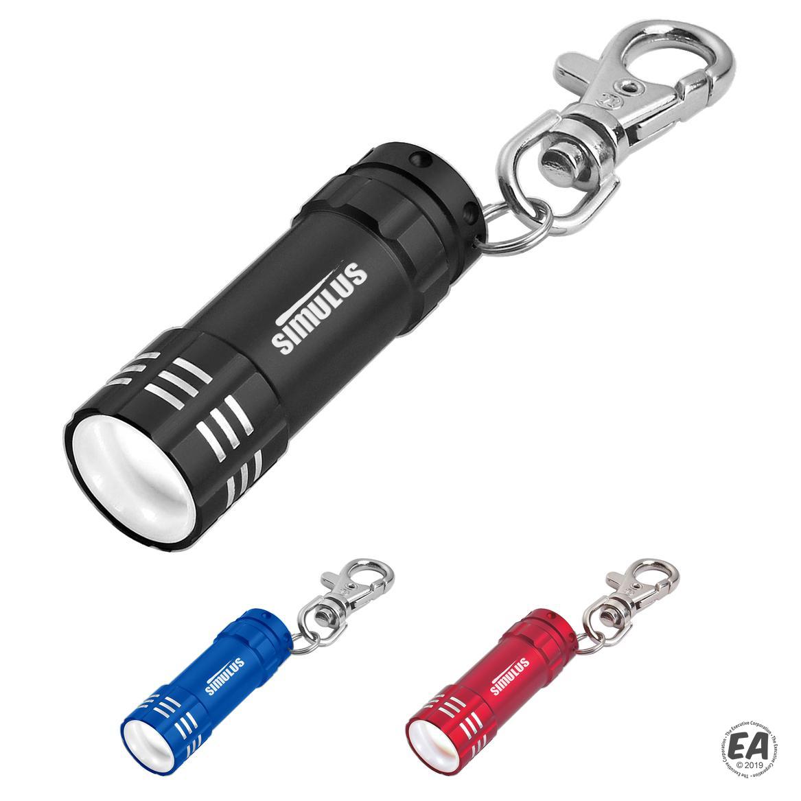 Promotional Mini Aluminum Led Light With Key Clip | Custom LED ...