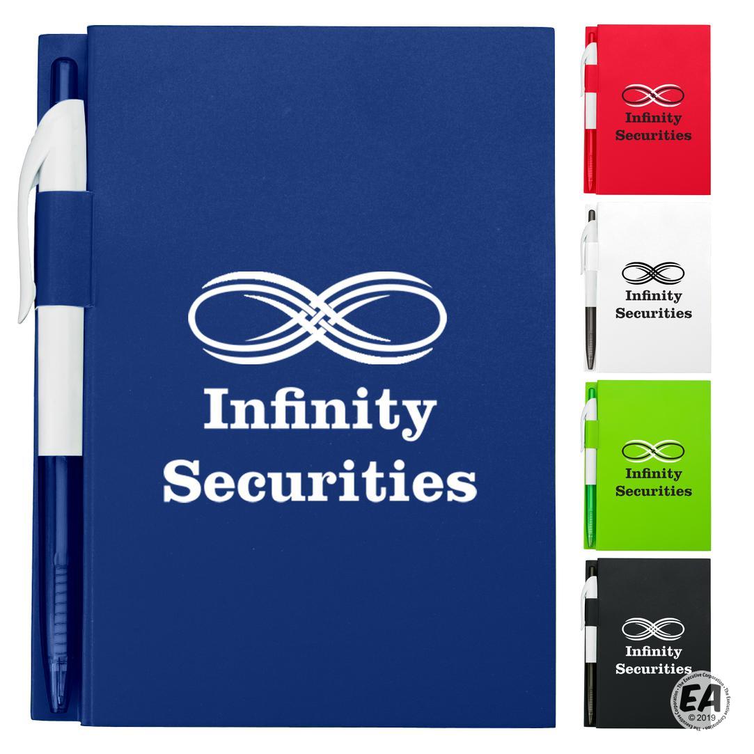 Promotional 4x6 Notebook With Pen | Customized Notebook Pen Combos ...