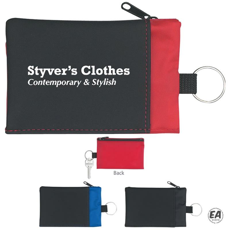 Customized Folding Wallet With Key Ring | Promotional Pocket Wallets ...