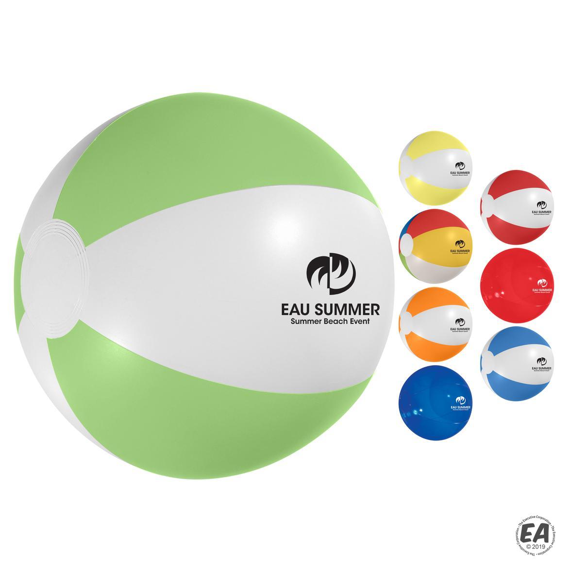 Promotional 12 Multi Colored Beach Ball | Customized Beach Balls ...