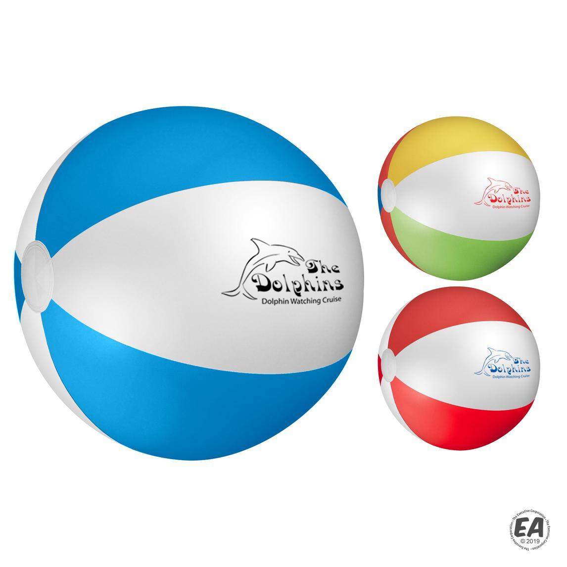 Customized 20 Multi Colored Beach Ball | Custom Beach Balls ...