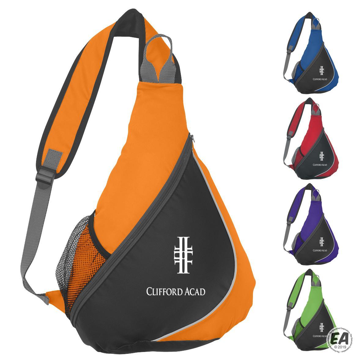 Promotional Fun Style Tear Drop Sling Backpack | Customized Sling Bags ...