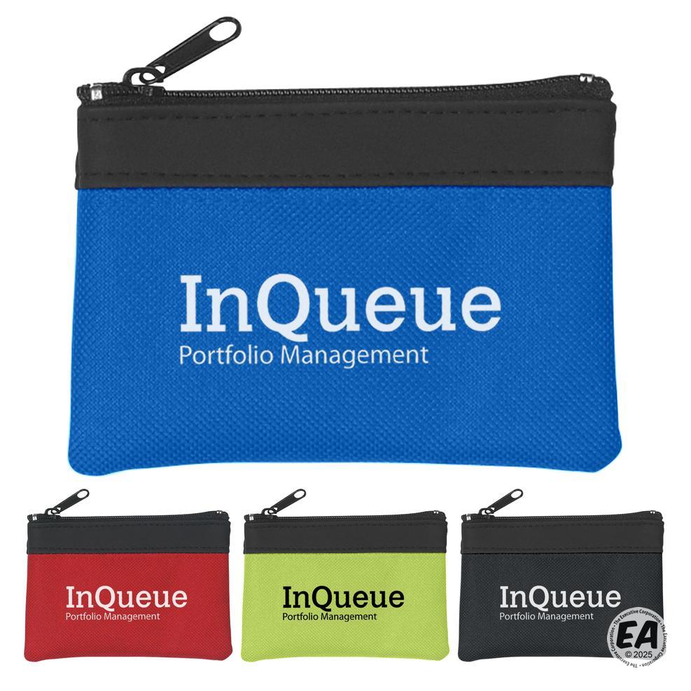 Customized Pocket Zippered Coin Pouch | Branded Coin Pouches ...