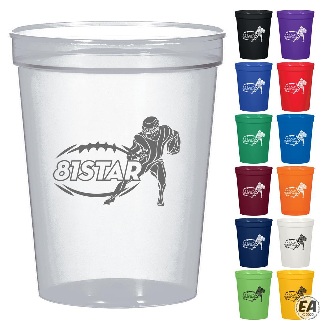 Customized Economy 16 oz. Stadium Cup | Custom Plastic Cups | Branded ...